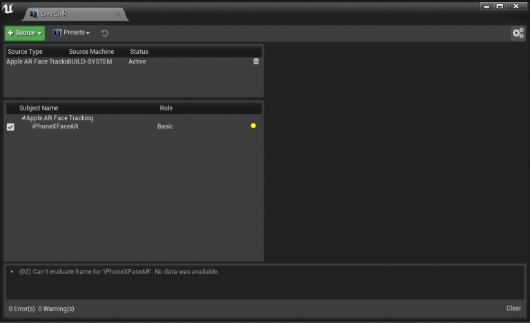 LiveLink UE MoCap – videvago